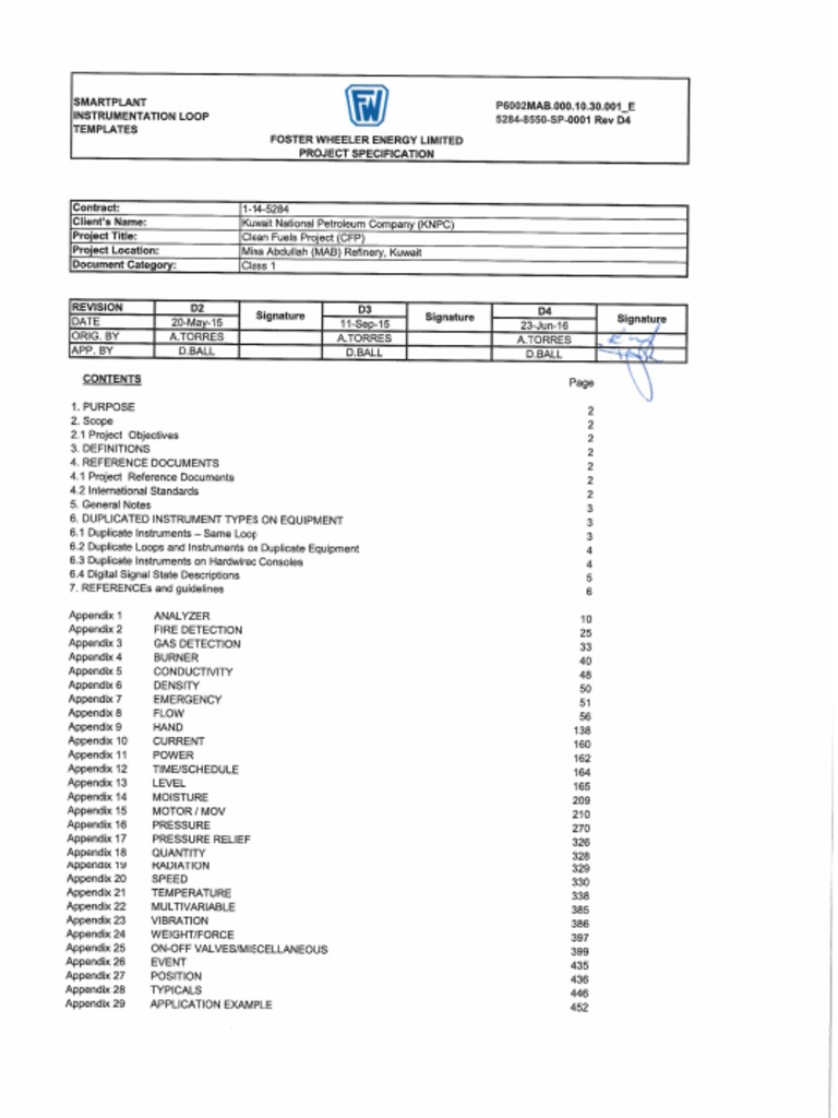 Loop Templates | PDF | Instrumentation | Specification (Technical Standard)