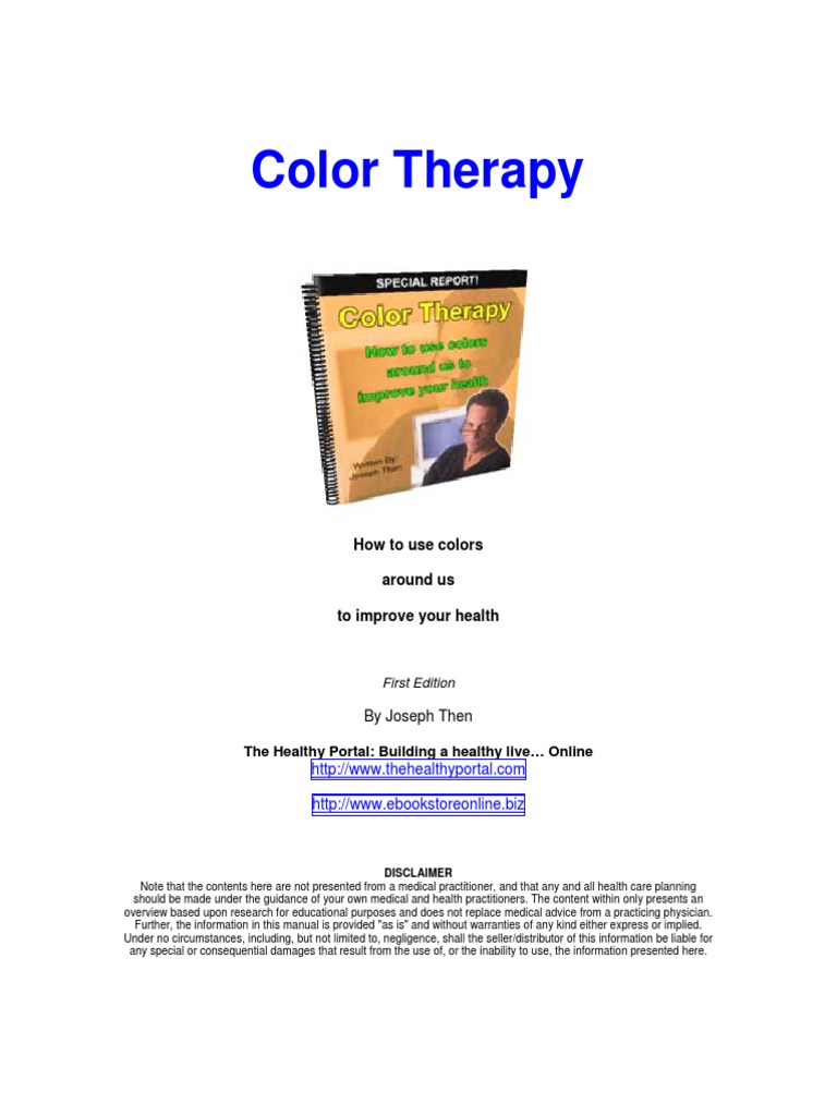 Color Therapy | PDF | Mood (Psychology) | Mental Health