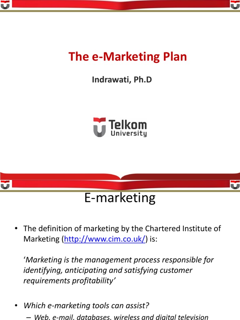 The E-Marketing Plan | PDF | Venture Capital | Corporate Finance