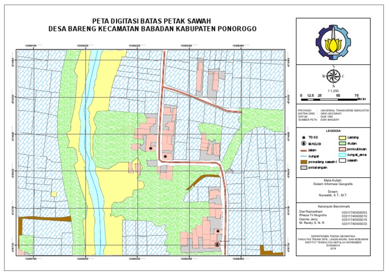 Benchmark Peta Digitasi Sawah Ponorogo | PDF