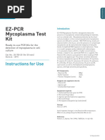 Mycostrip Tds 50 100 | PDF | Cell Culture | Mycoplasma