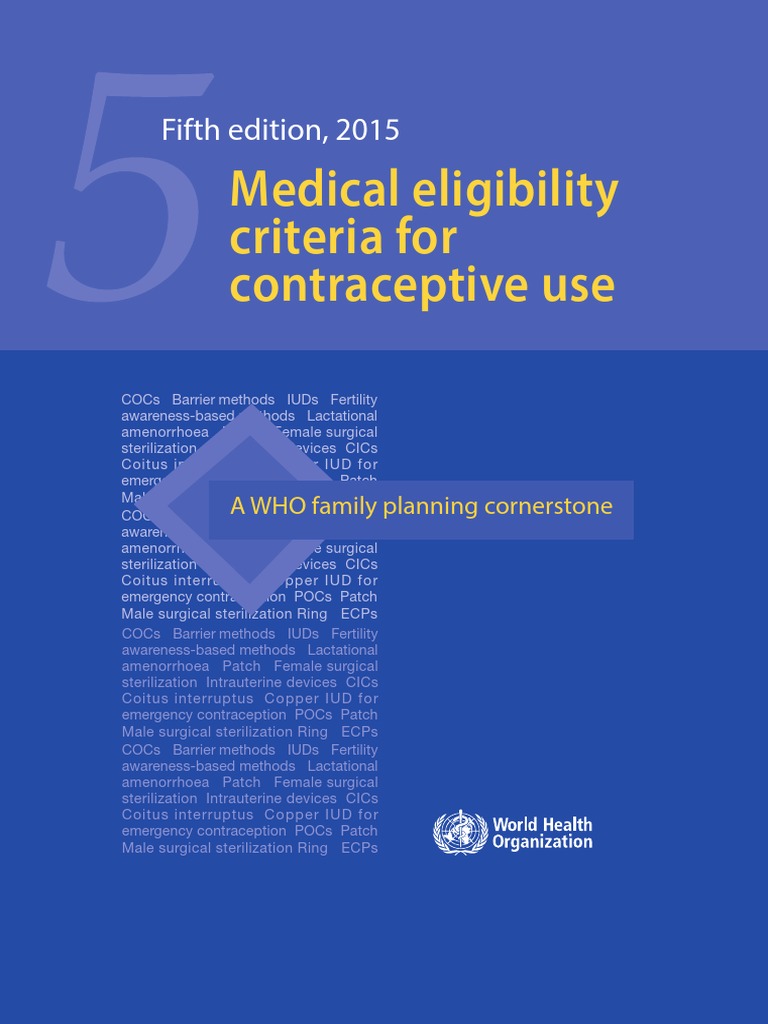 WHO Contraceptive Use PDF | PDF | Birth Control | Family Planning