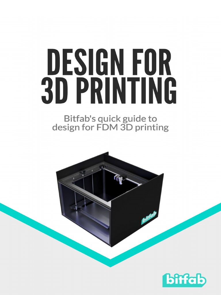 Design For 3D Printing Ebook | PDF | 3 D Printing | 3 D Modeling
