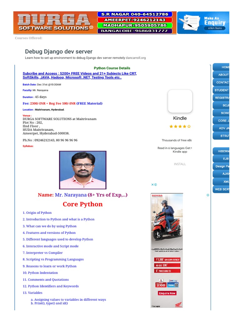 Python Syllbus by Lokesh | PDF | Python (Programming Language) | Parameter (Computer Programming)
