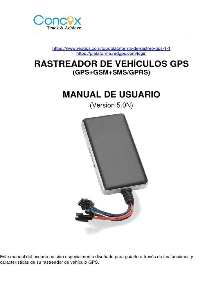 Manual Concox GT06N | PDF | paquete general de Radio sevicio | Relé