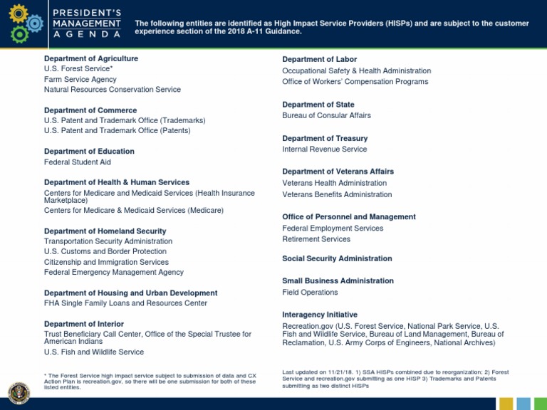 2018 A-11 Guidance High Impact Service Providers | PDF | Medicare ...