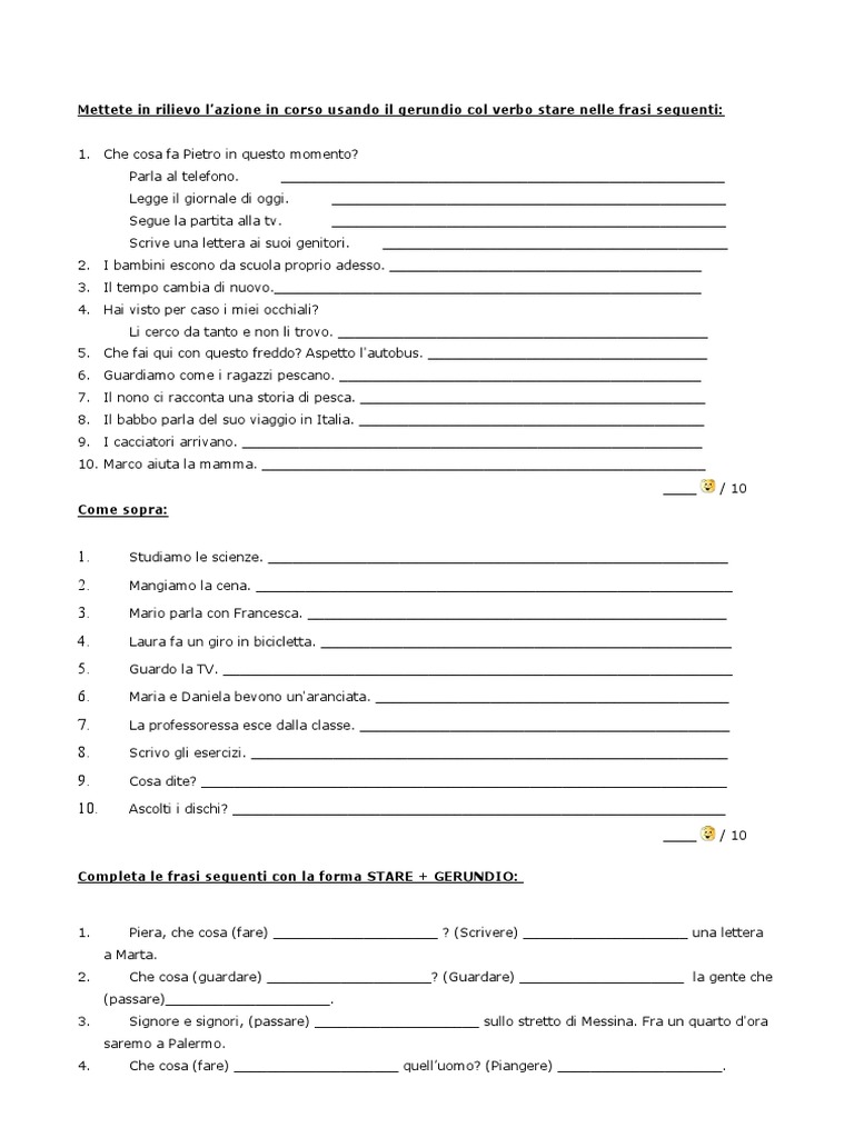 Stare Gerundio | PDF