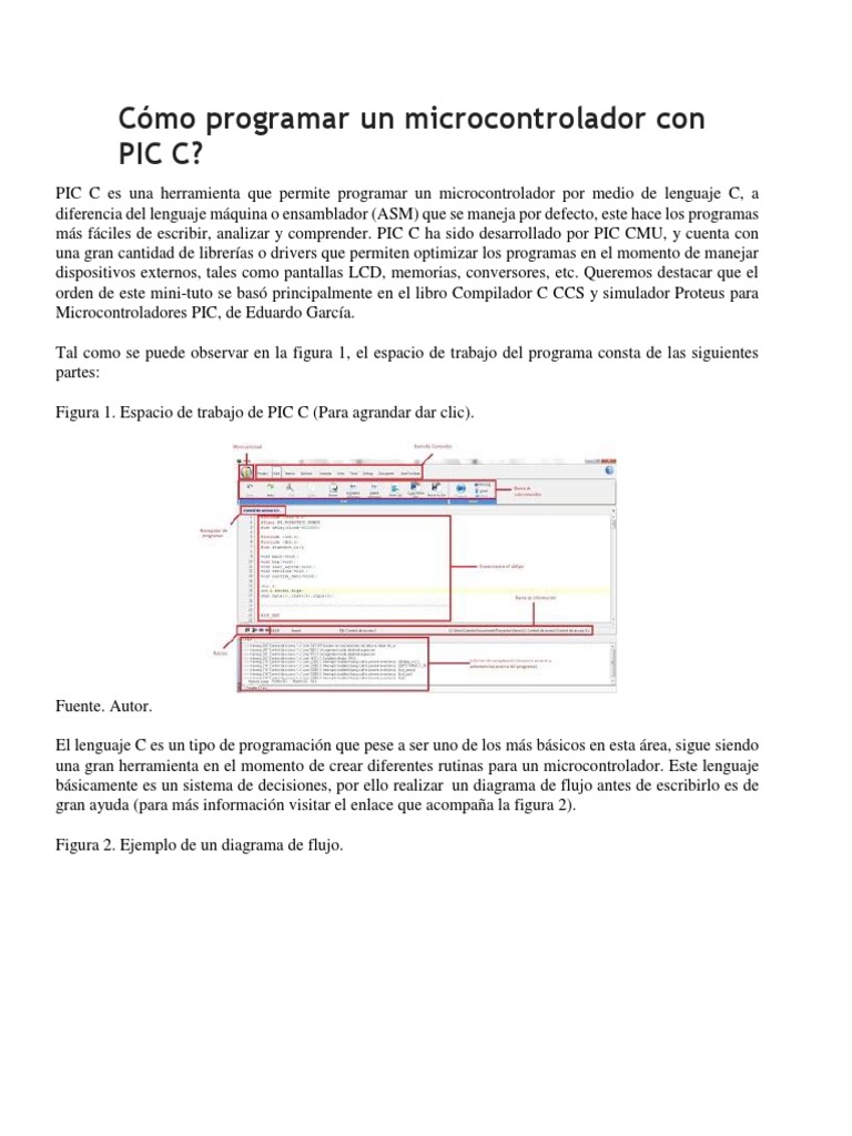 Guía paso a paso para programar un microcontrolador PIC con PIC C | PDF ...