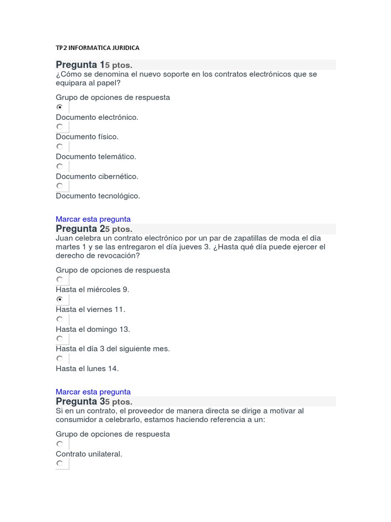 TP2 INFORMATICA JURIDICA I | PDF | Business | Informática y tecnología de la información