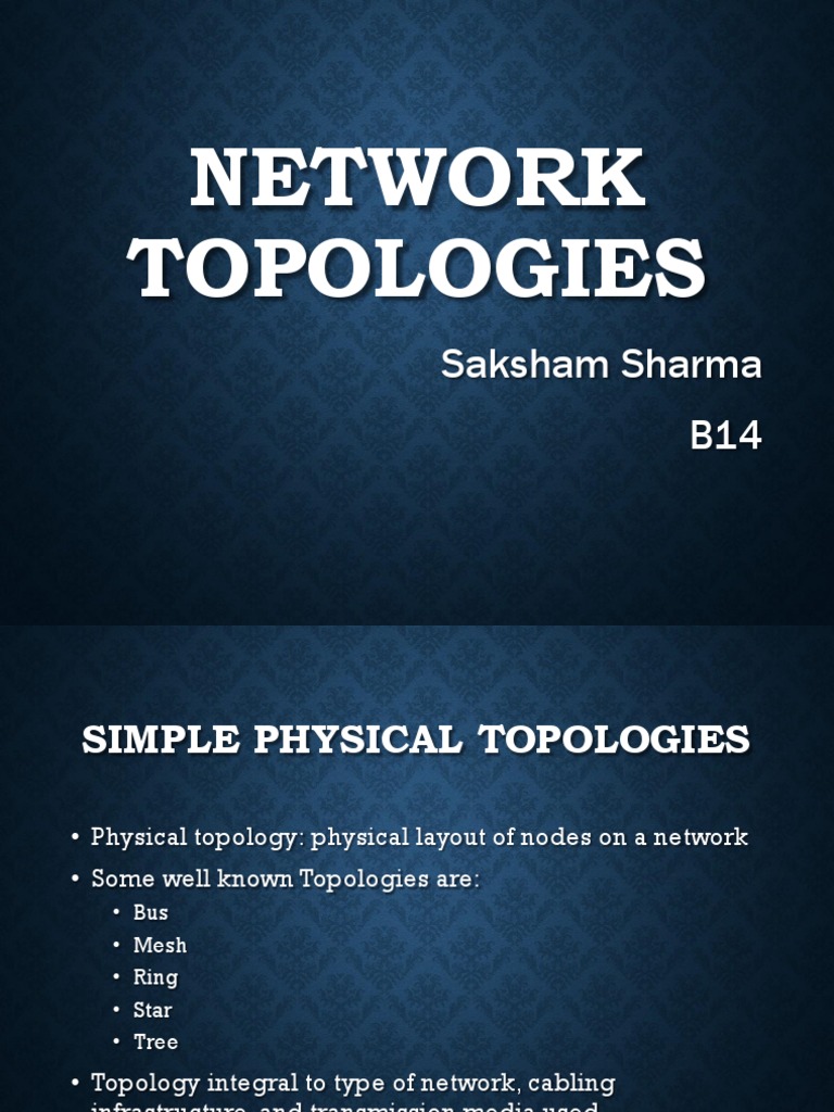 Network Topologies: A Comparison of Bus, Mesh, Ring, Star, Tree, and ...