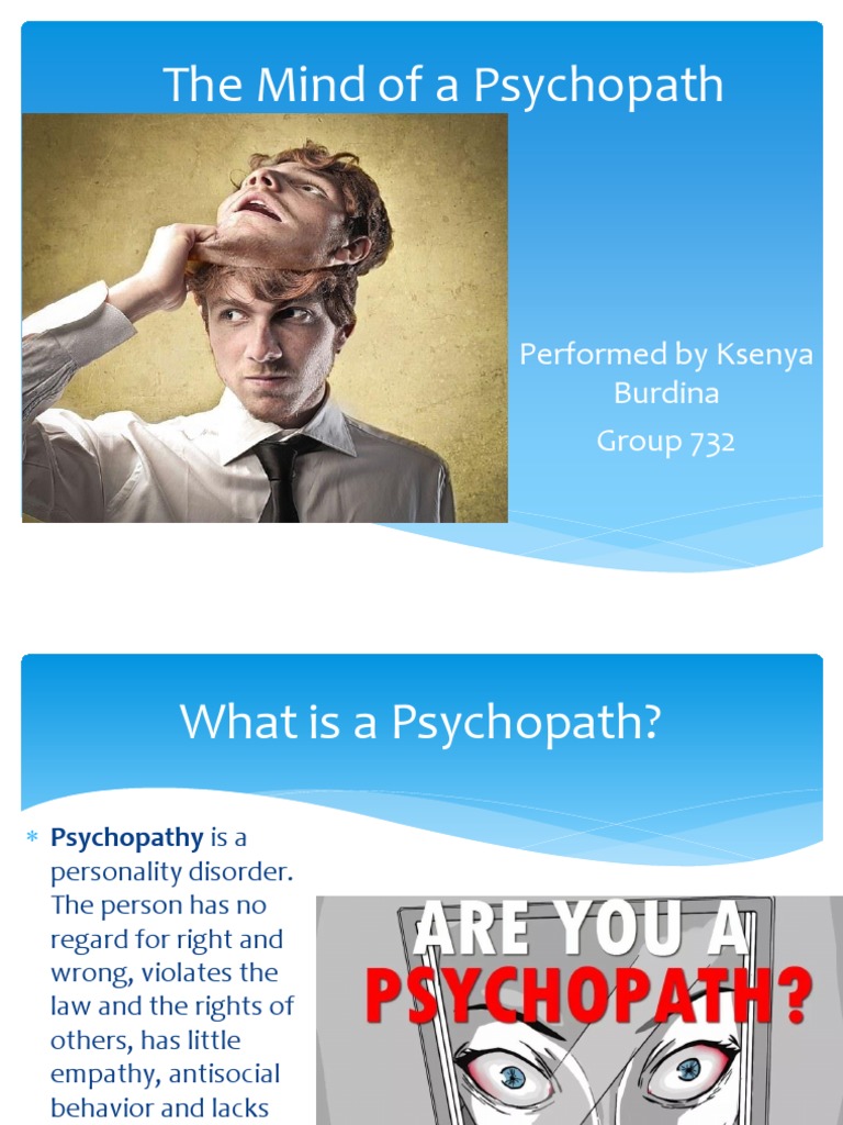 Understanding Psychopathy and Behavior | PDF | Self-Improvement