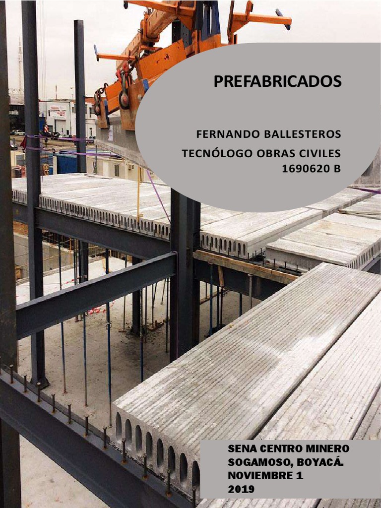 Prefabricados | PDF | Hormigón | Material compuesto