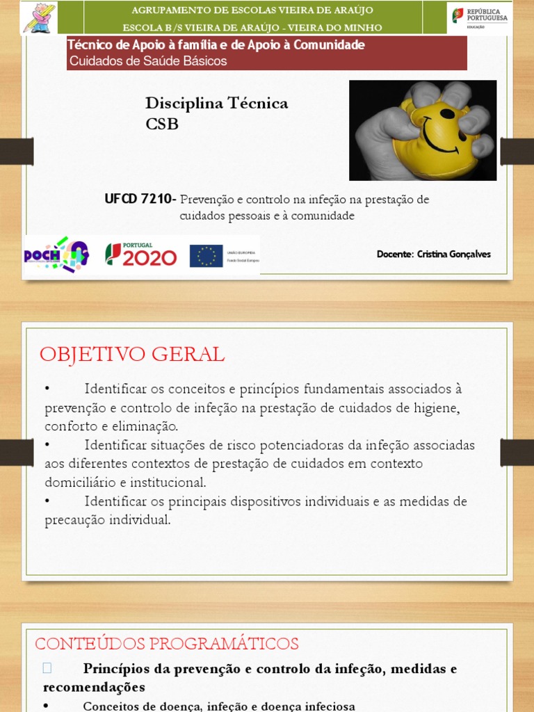 UFCD 7210 | Infecção | Saúde pública