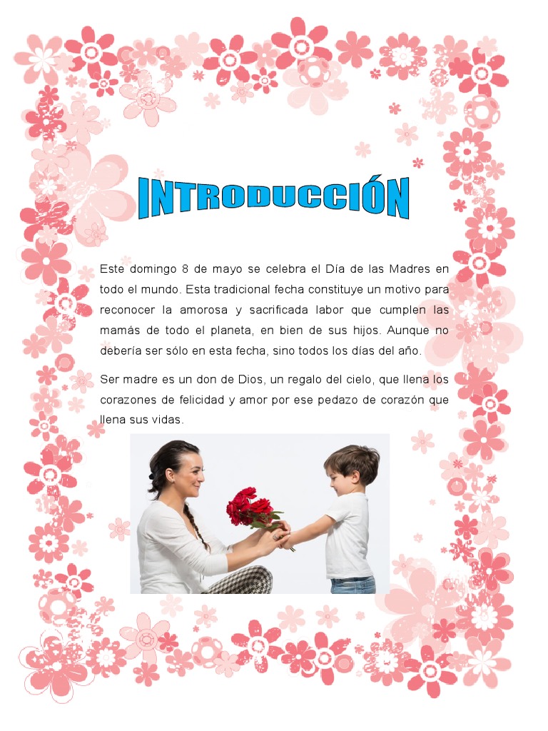 Celebración del Día de las Madres | PDF | Amor