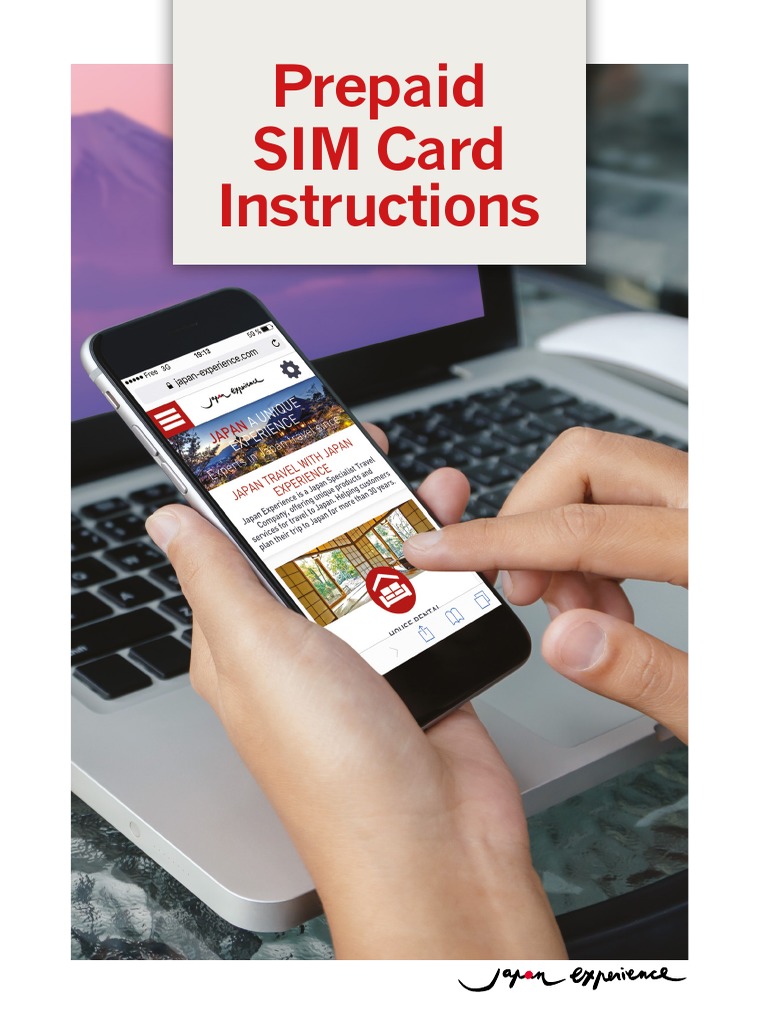 Prepaid SIM Card Setup for Japan | PDF | Ios | Mobile ...
