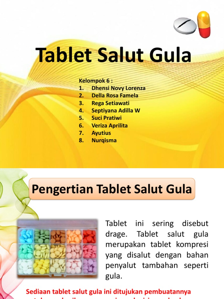 Tablet Salut Gula | PDF