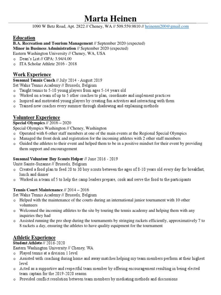 Resume Draft | PDF
