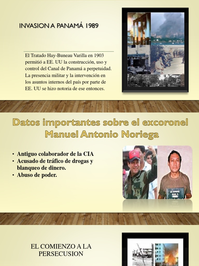 Historia de Panama, Invasion Noriega | PDF