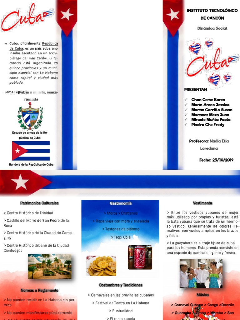 Folleto Cuba | PDF | la Habana | Cuba