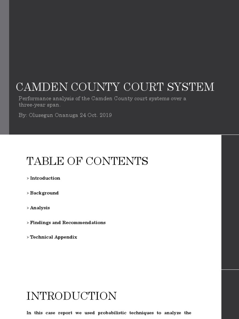 Camden County Courts | PDF | Verdict | Judge