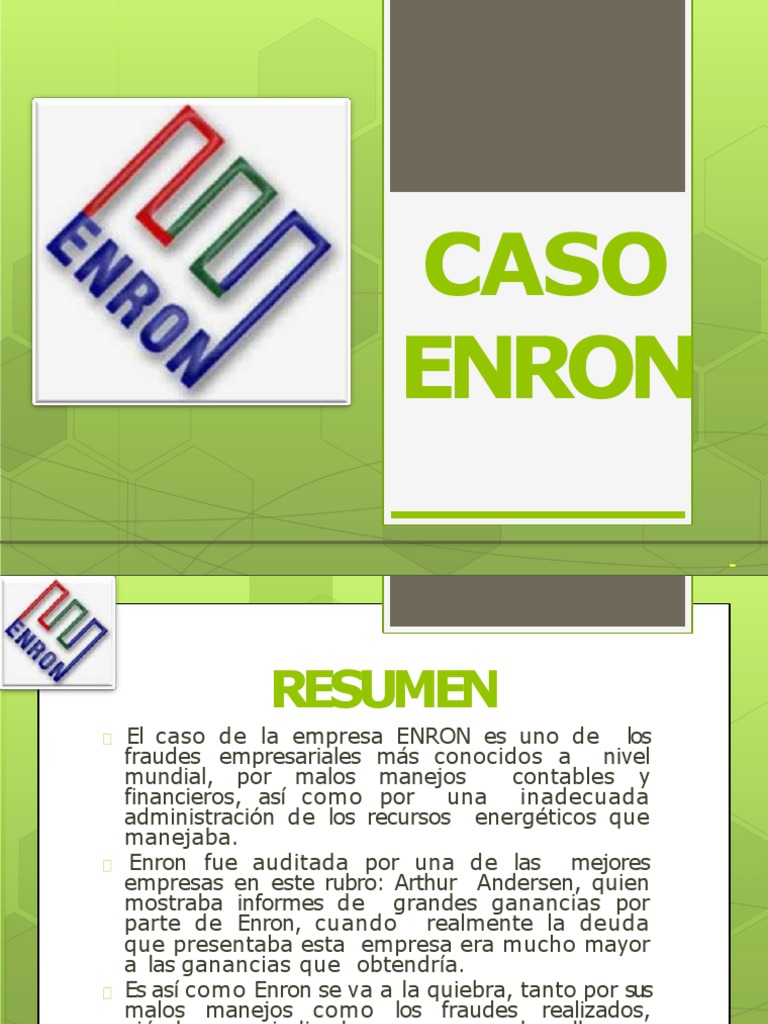 Caso Enron | Descargar gratis PDF | Enron | Bancarrota