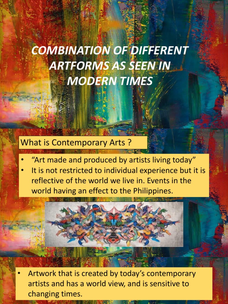 Modern Combinations of Art Forms | PDF