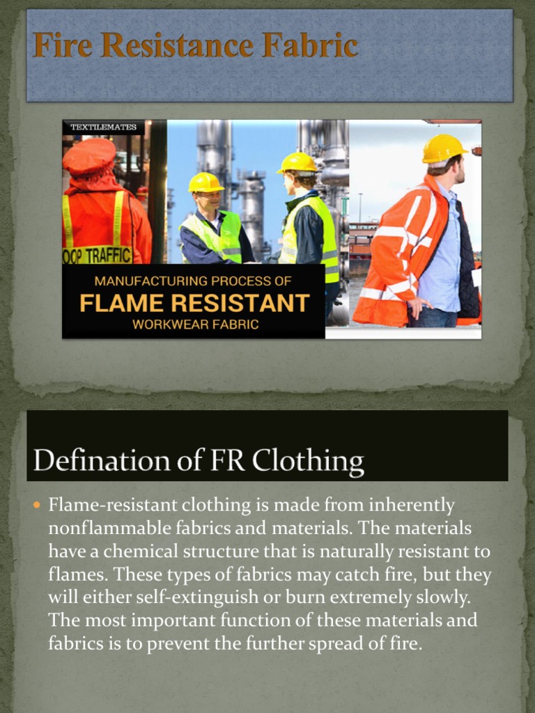 Fire Resistance Fabric | PDF | Textiles | Clothing