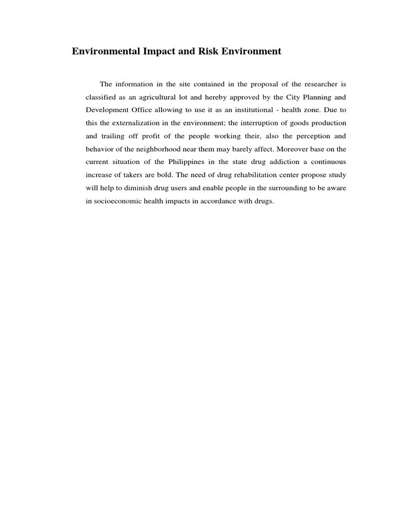 Environmental Impact Statement | PDF