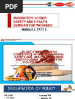 Eight Hour Mandatory Modules 1 To 4 - 1 | PDF | Occupational Safety And ...