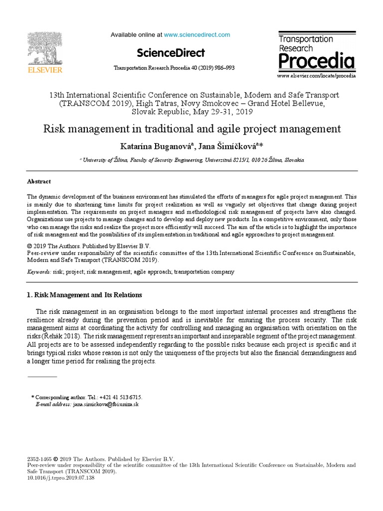 Risk Assessment For Construction of Urban Rail Transit Projects | PDF ...