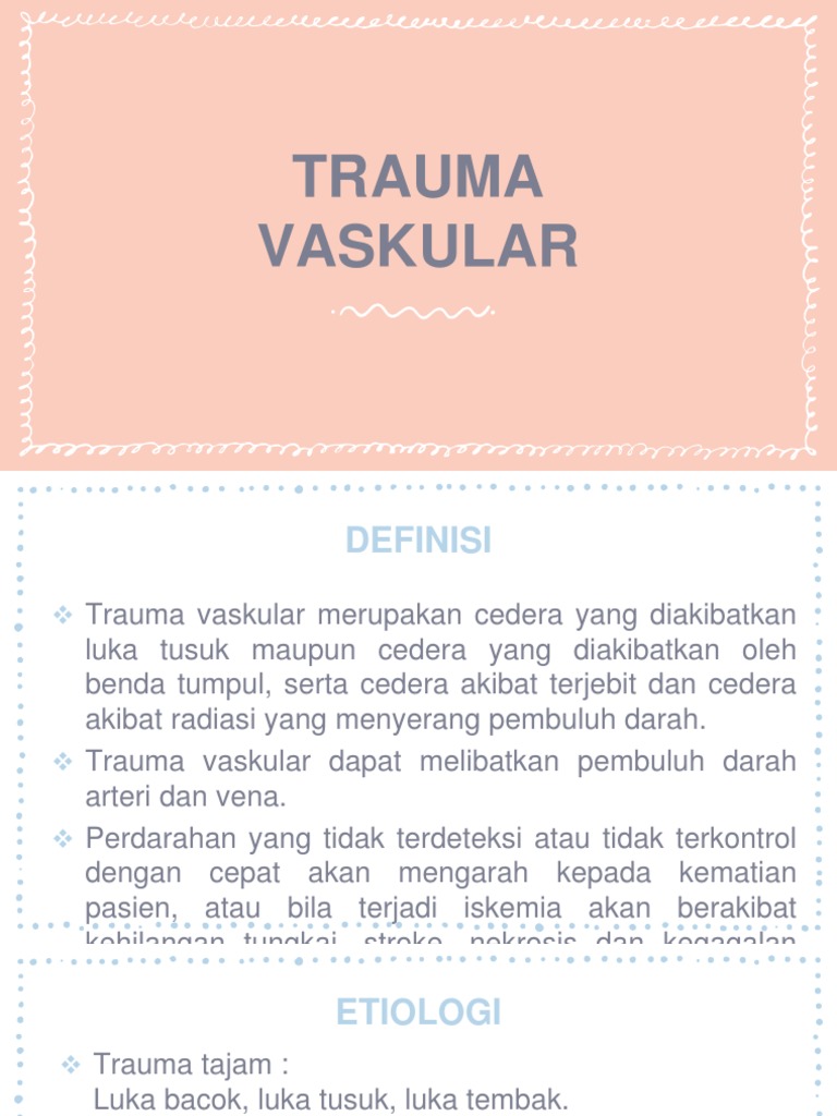 Trauma Vaskular | PDF