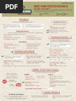 QDOBA Menu and Nutrition Information | PDF | Burrito | Taco