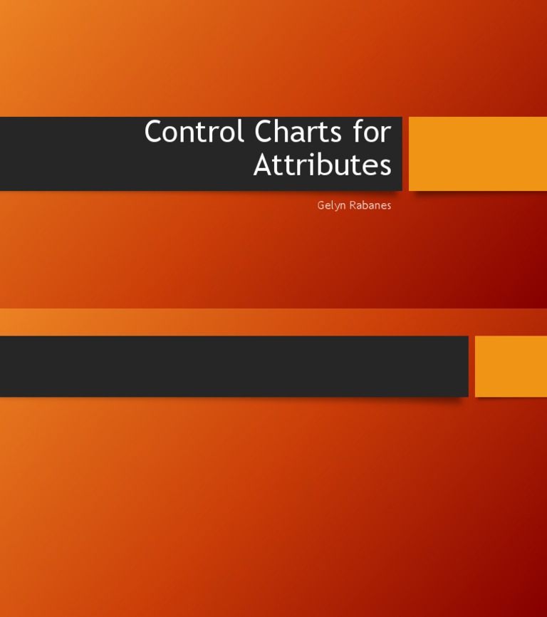 Control Charts For Attributes | PDF