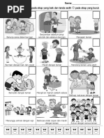 Worksheet Kelas 1 SD Matematikja | PDF