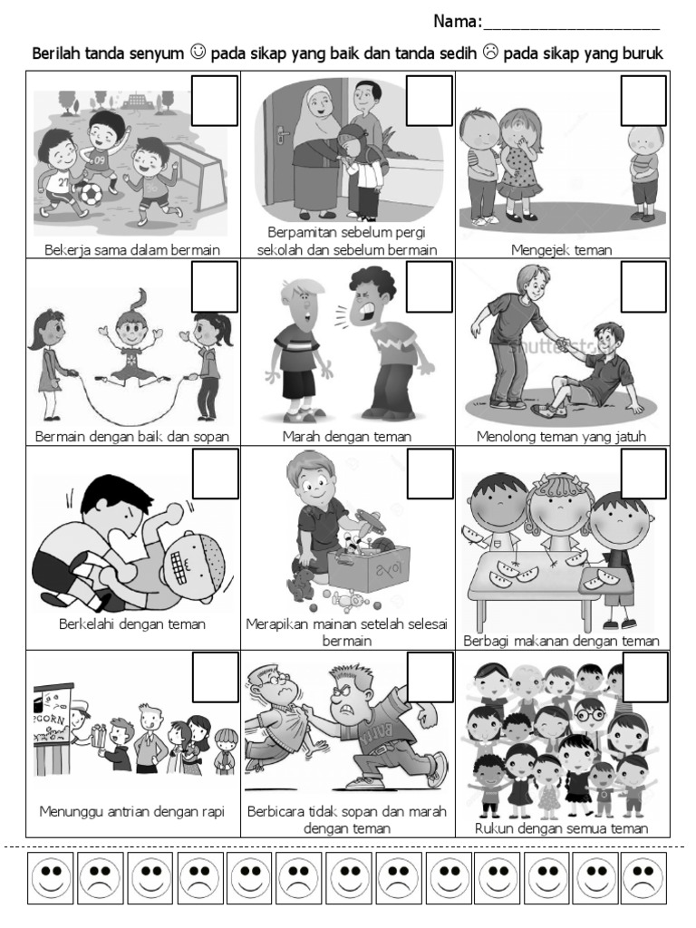 Worksheet SD Kelas 1 | PDF