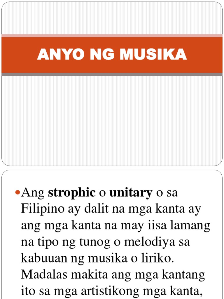 Anyo NG Musika | PDF