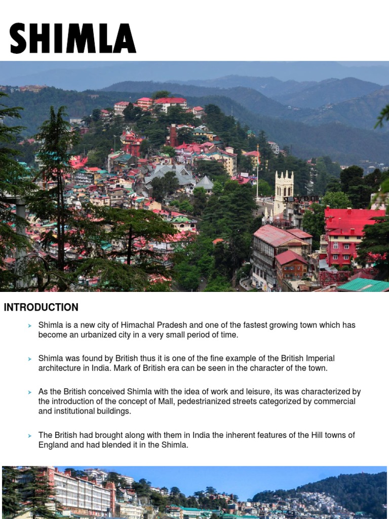 Intro. of Shimla | PDF | Masonry | Gothic Architecture