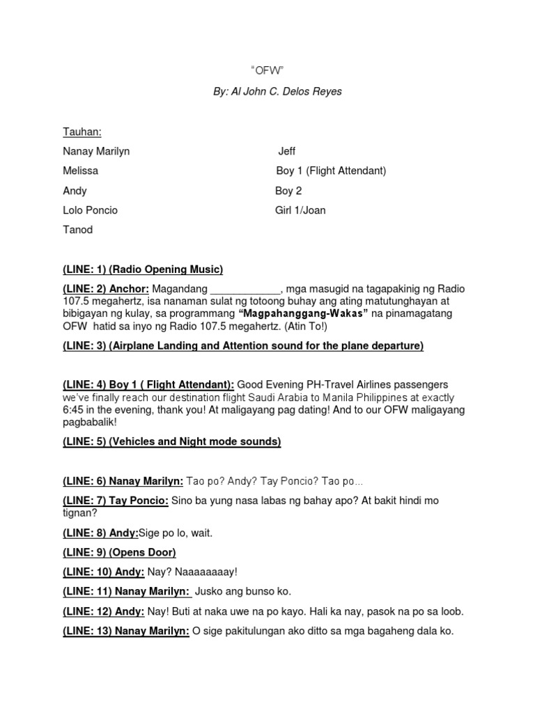 Radio Drama 2019 | PDF