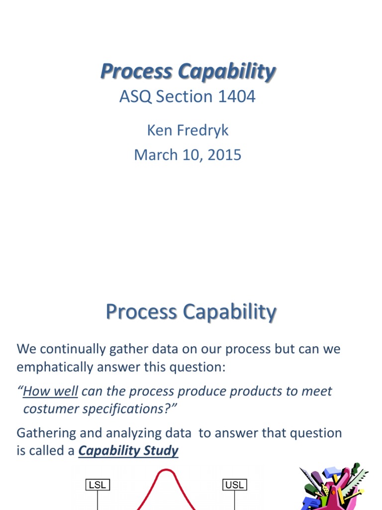 ASQ Process Capbility Overview Mar 10 | PDF | Standard Deviation ...