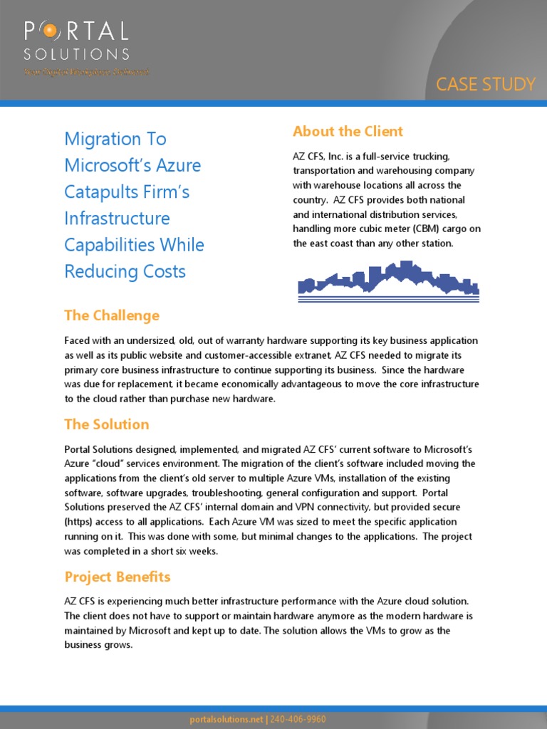 CASE STUDY2015 Azure AZ PDF | PDF