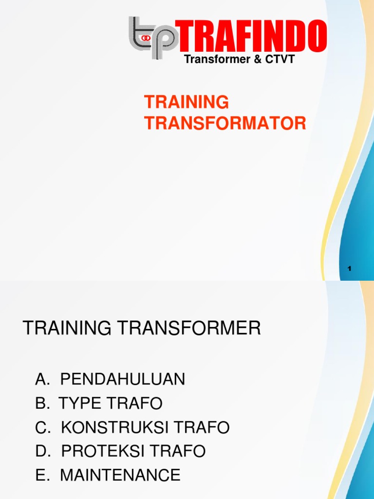 Training Trafo | PDF