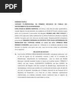 Modelo de Escrito Por El Que Se Solicita La Separación de Personas Como ...