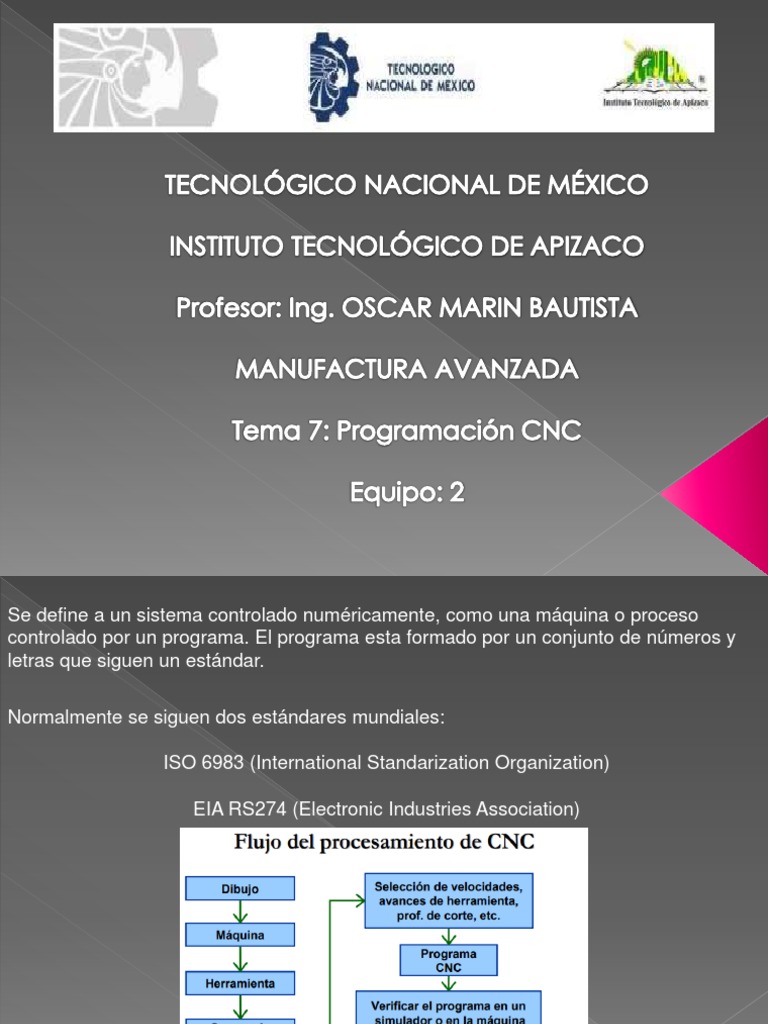 Programacion CNC | Descargar gratis PDF | Control numerico | Mecanizado