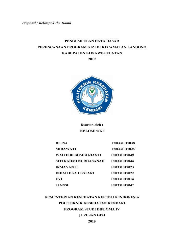 Proposal Bumil k.1 | PDF
