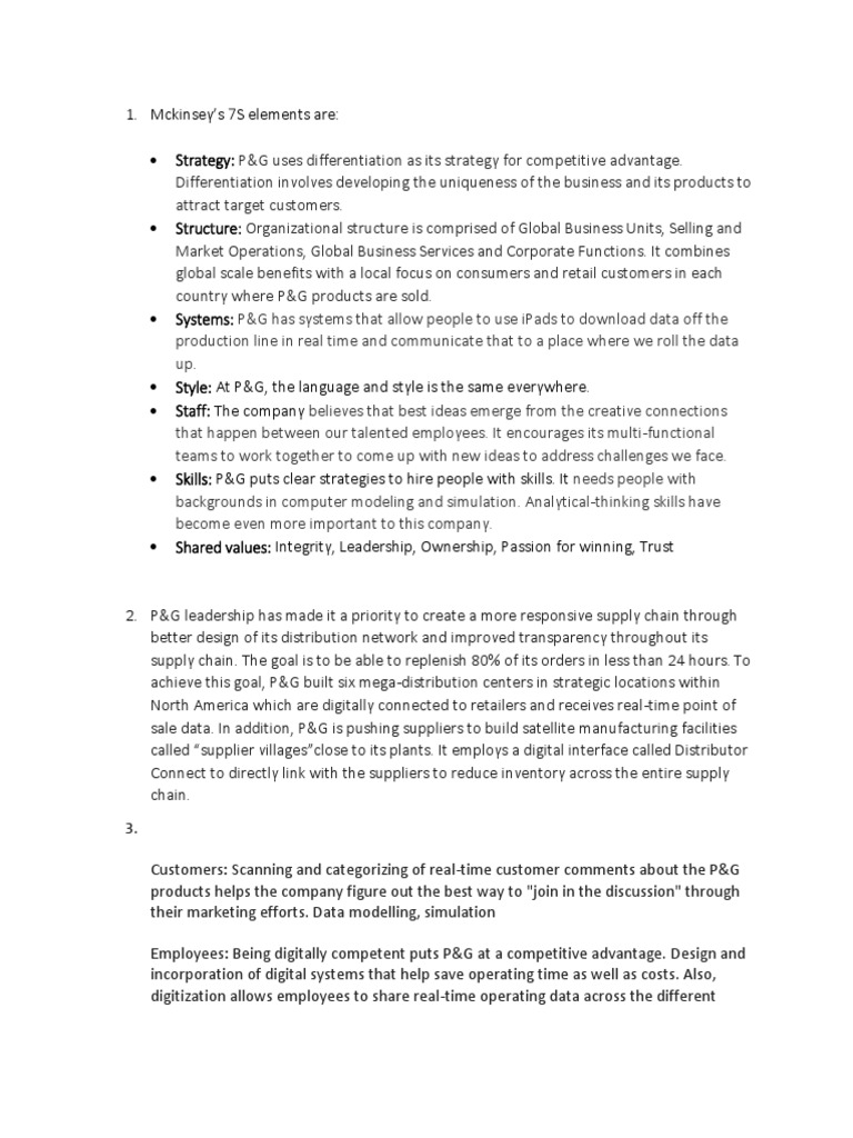 OSD Assignment | PDF | Strategic Management | Retail