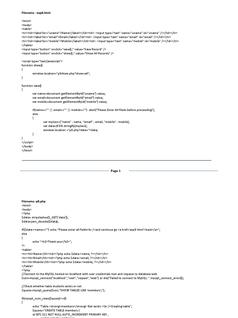 08 - Add JSON Data To MySQL PDF | PDF | Data | Information Retrieval