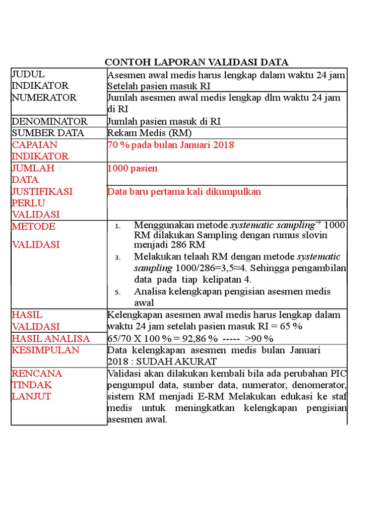 Form Validasi Data | PDF