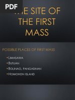 Antonio Pigafetta and Francisco Albo's Perspective About The First Mass ...