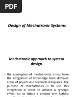 Mechatronics Design Process | PDF | Product Lifecycle | Reliability Engineering