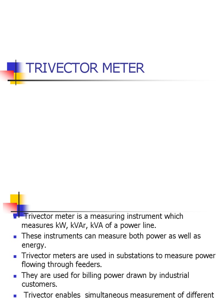 AC PPT E Trivector Meter | PDF